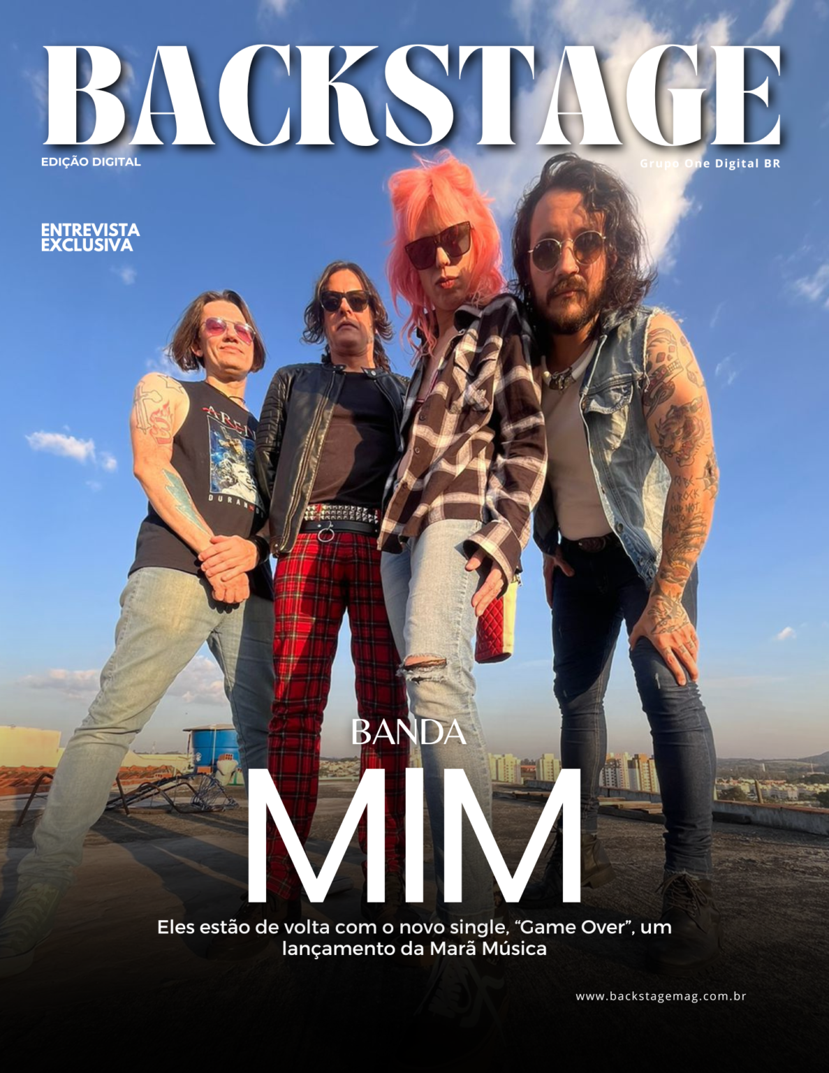 Banda MIM na Backstage Digital | Ed. 25 - Backstage Mag